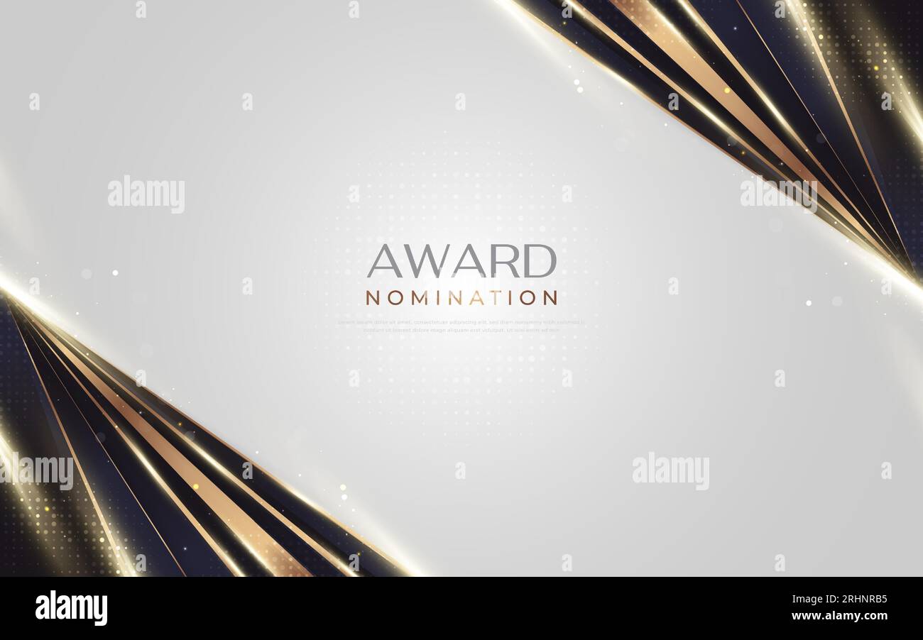 Elegant Black And White Banner Card