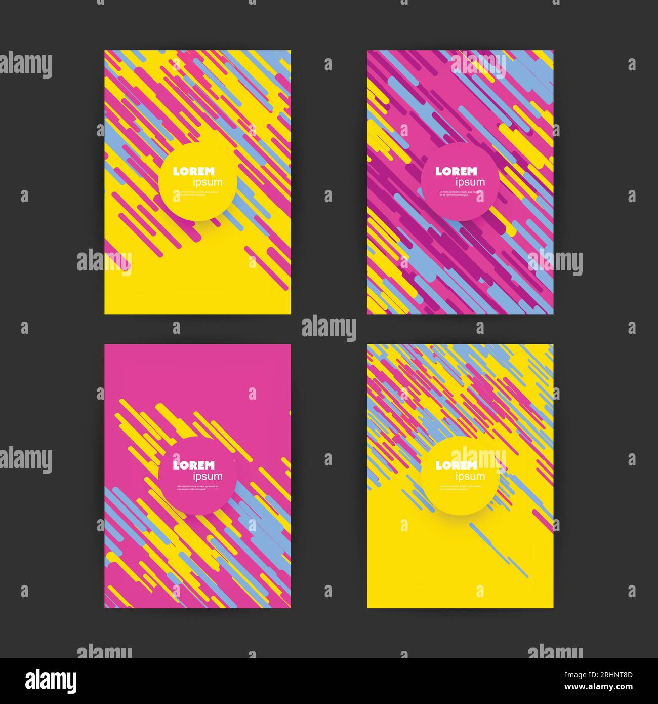 Colorful Patterned Flyer Designs Stock Vector Image & Art - Alamy