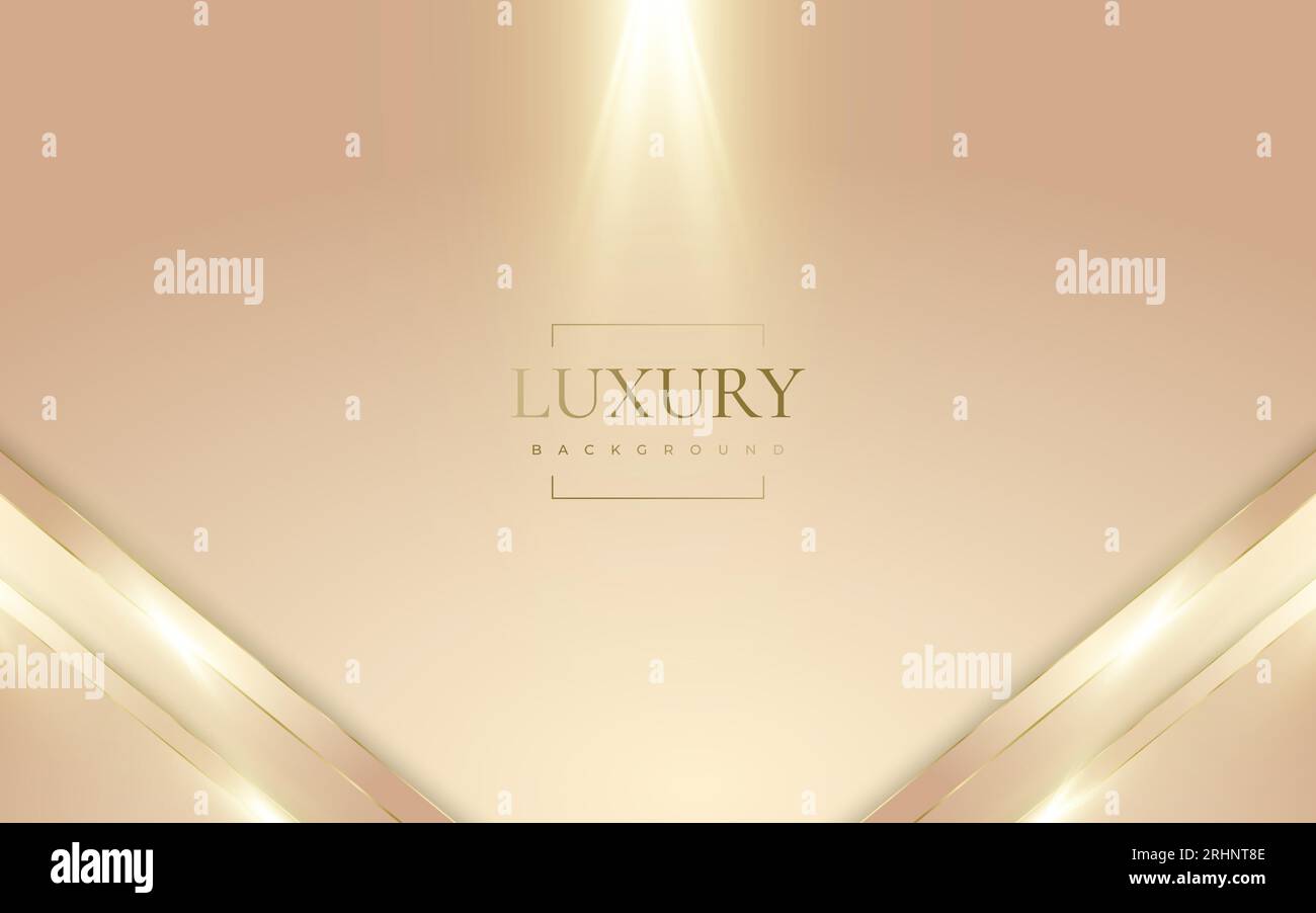 Golden light rays shining Stock Vector Images - Alamy