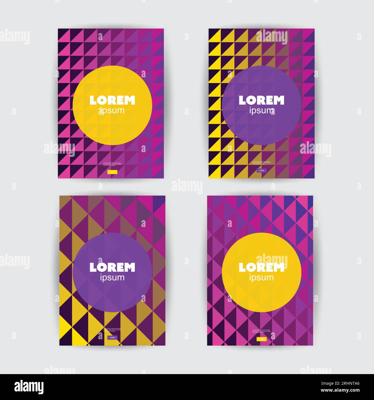 Colorful Patterned Flyer Designs Stock Vector Image & Art - Alamy