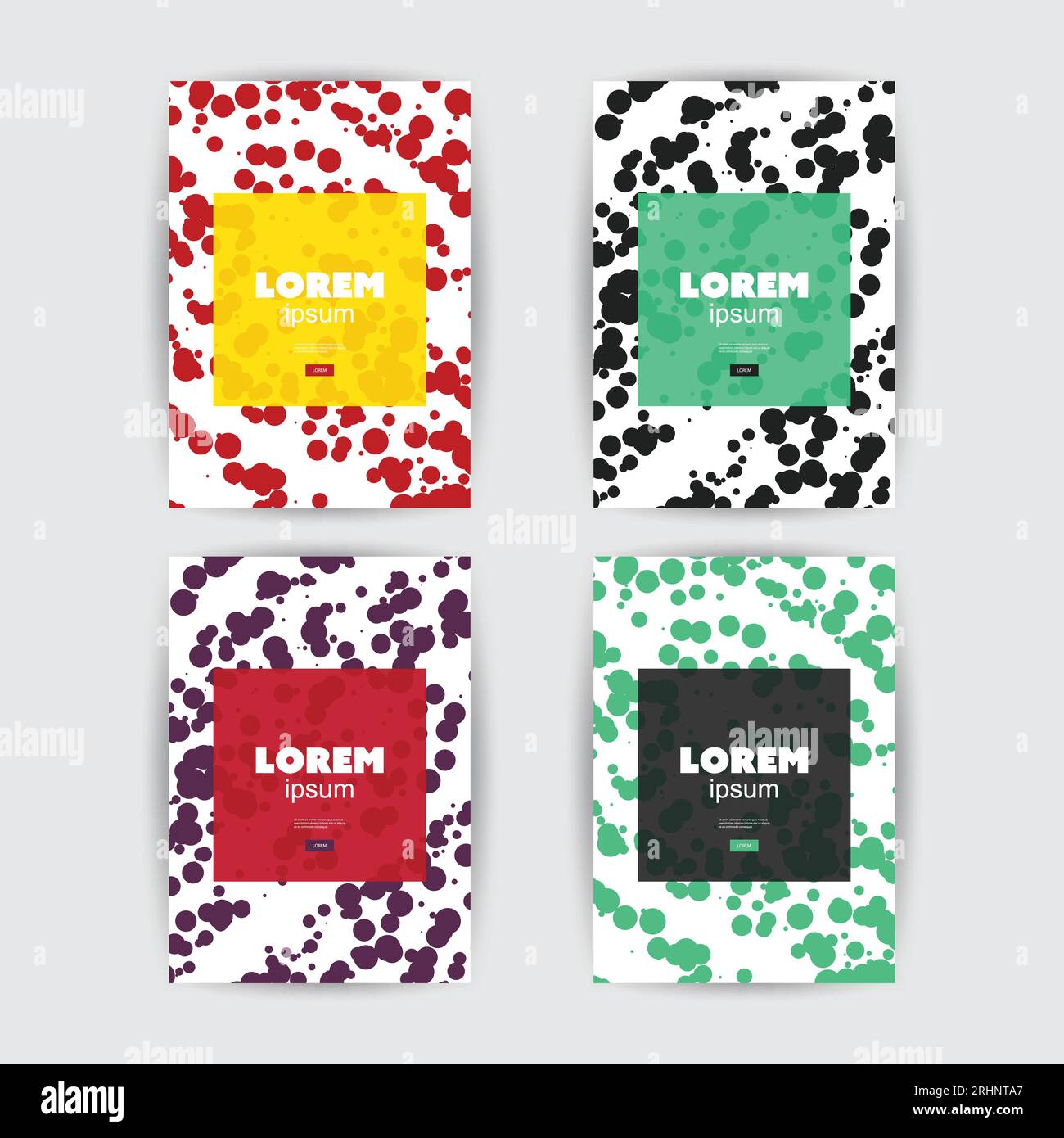 Colorful Spotted Flyer Designs Stock Vector Image & Art - Alamy