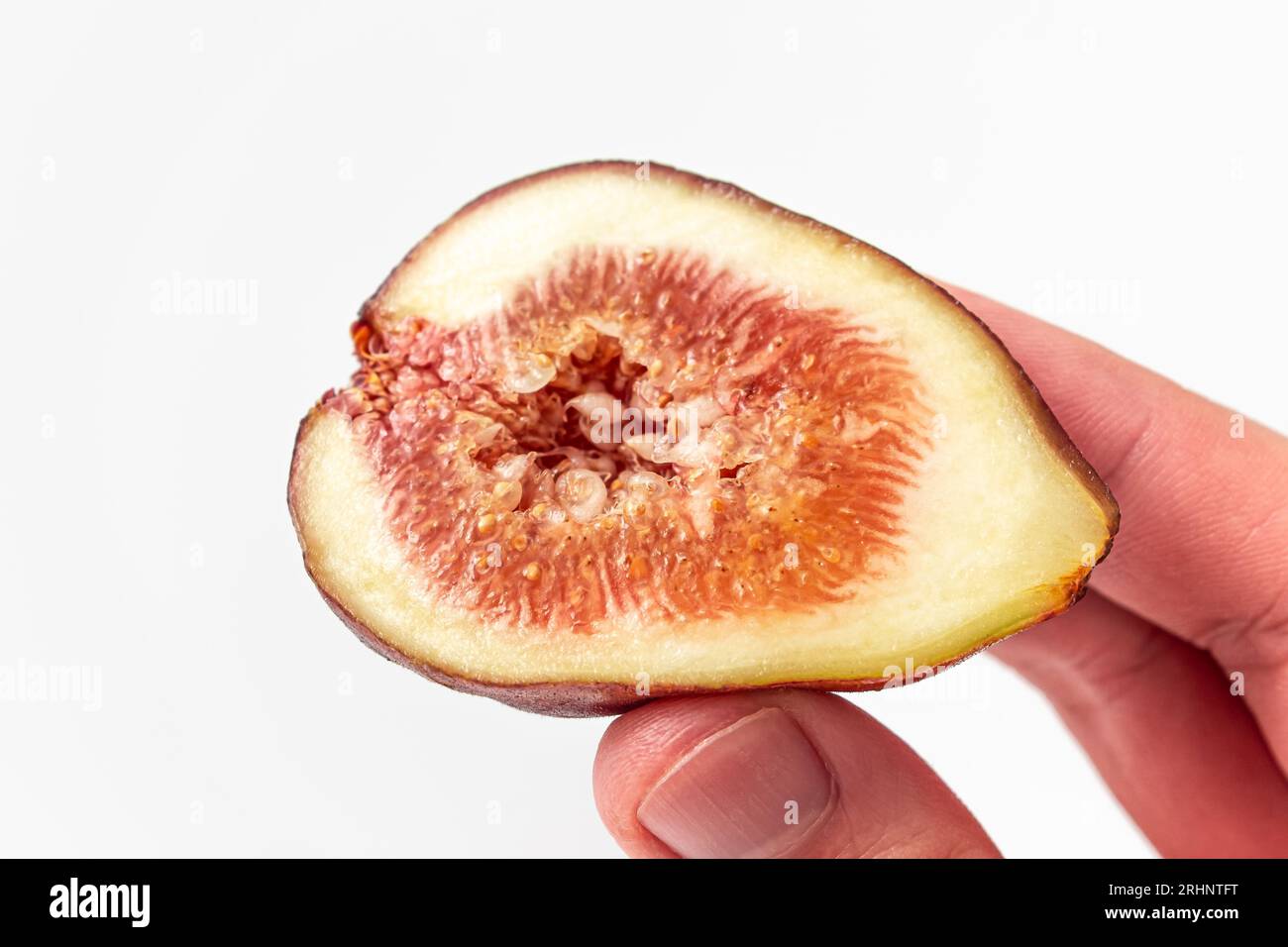 figs on a white background Stock Photo - Alamy
