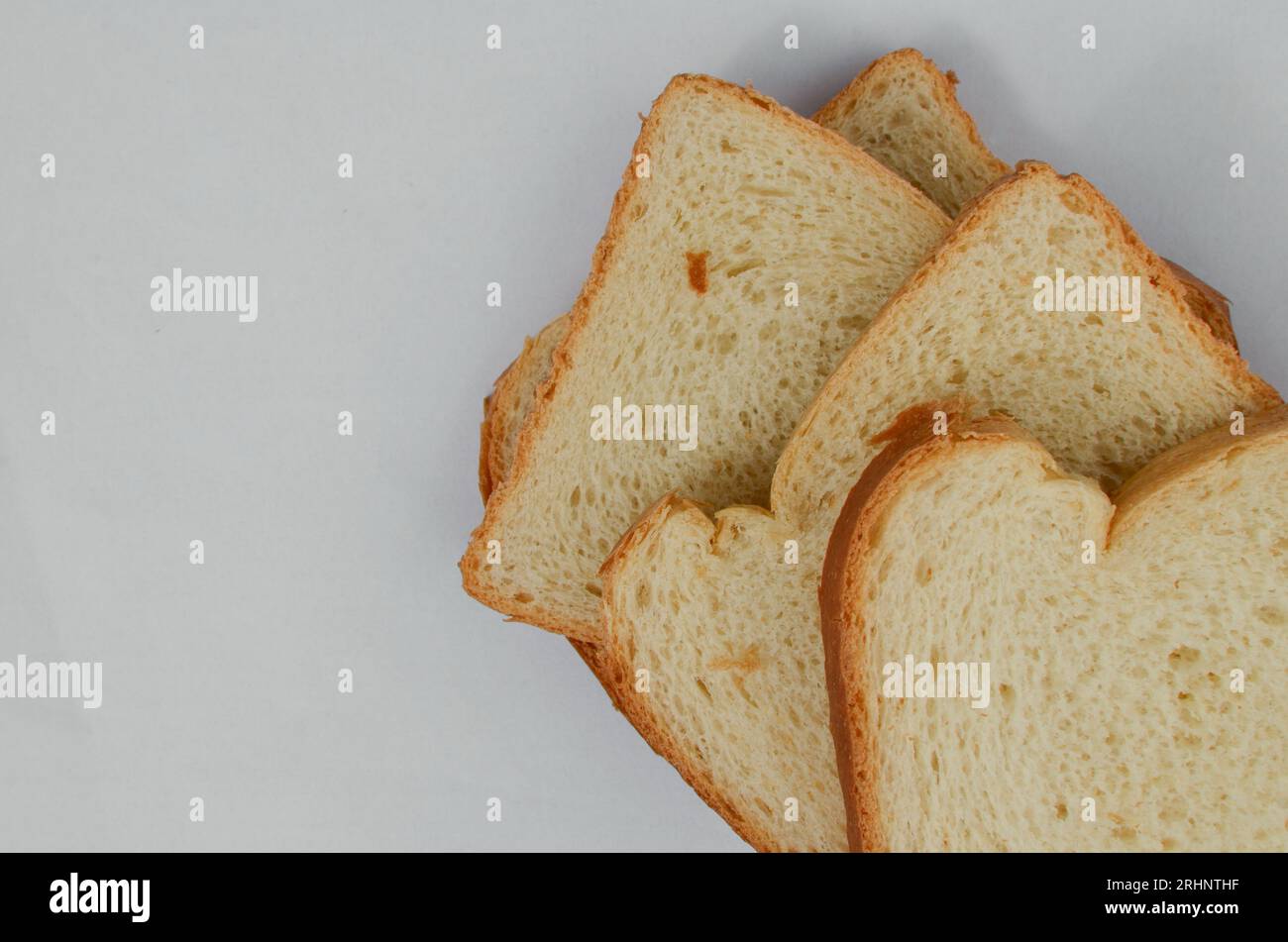 Close up of delicious traditional bread, also known as sliced bread ...