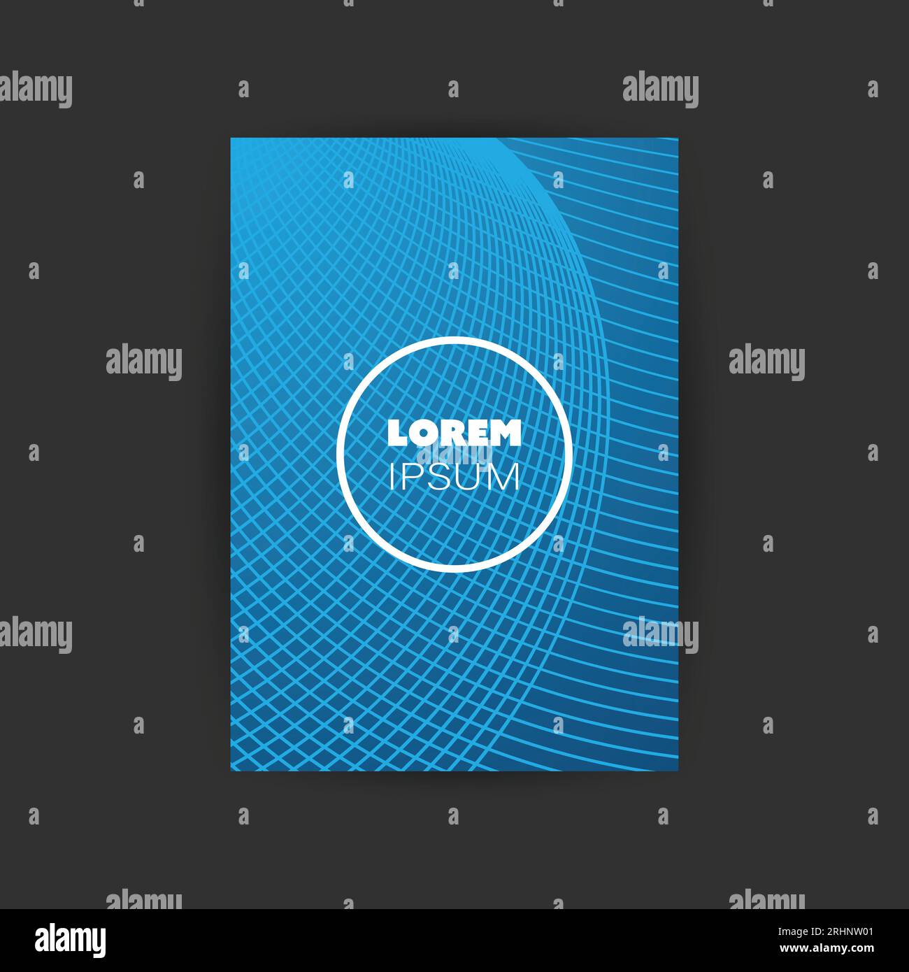 Dark Blue Abstract Flyer Design Template Stock Vector Image & Art - Alamy