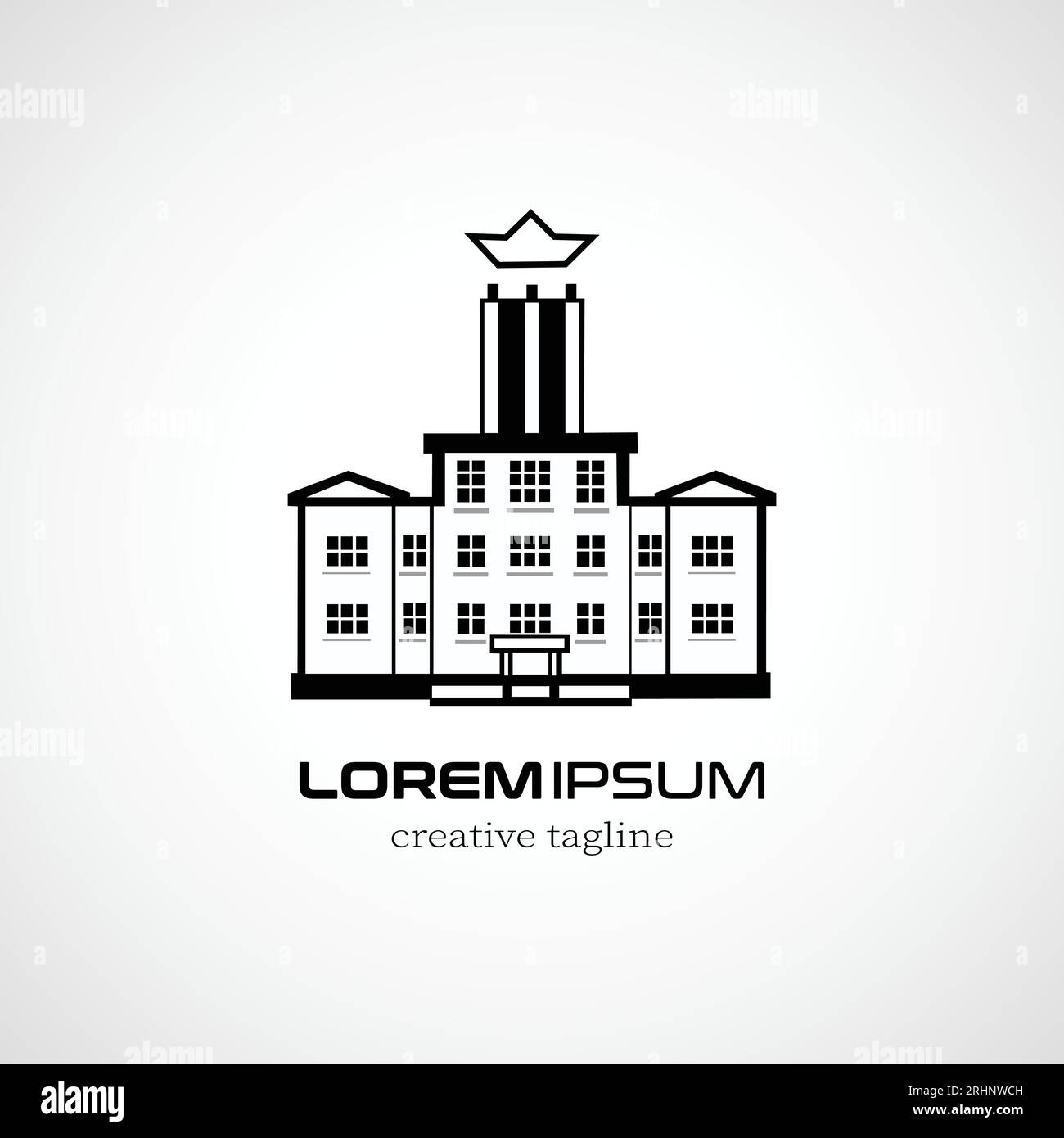 Professional building logo Stock Vector Images - Alamy