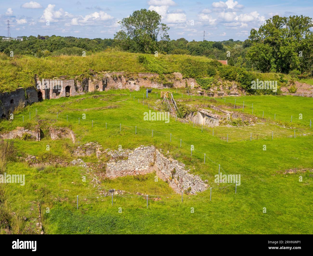 The Ruins of Basing House, Destroyed During the English Civil War, Old ...