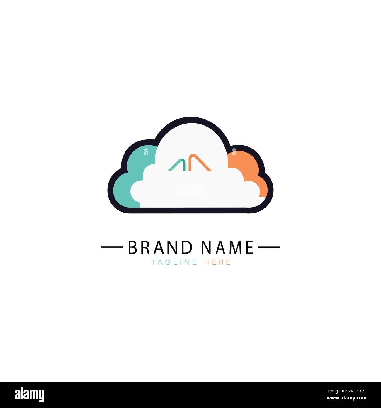 Cloud computing logo Stock Vector Images - Alamy