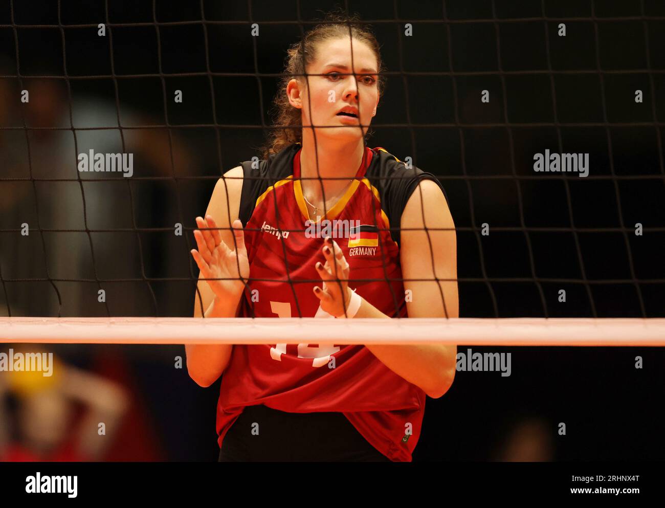 Dusseldorf, Deutschland. 17th Aug, 2023. firo : 17.08.2023 Volleyball ...