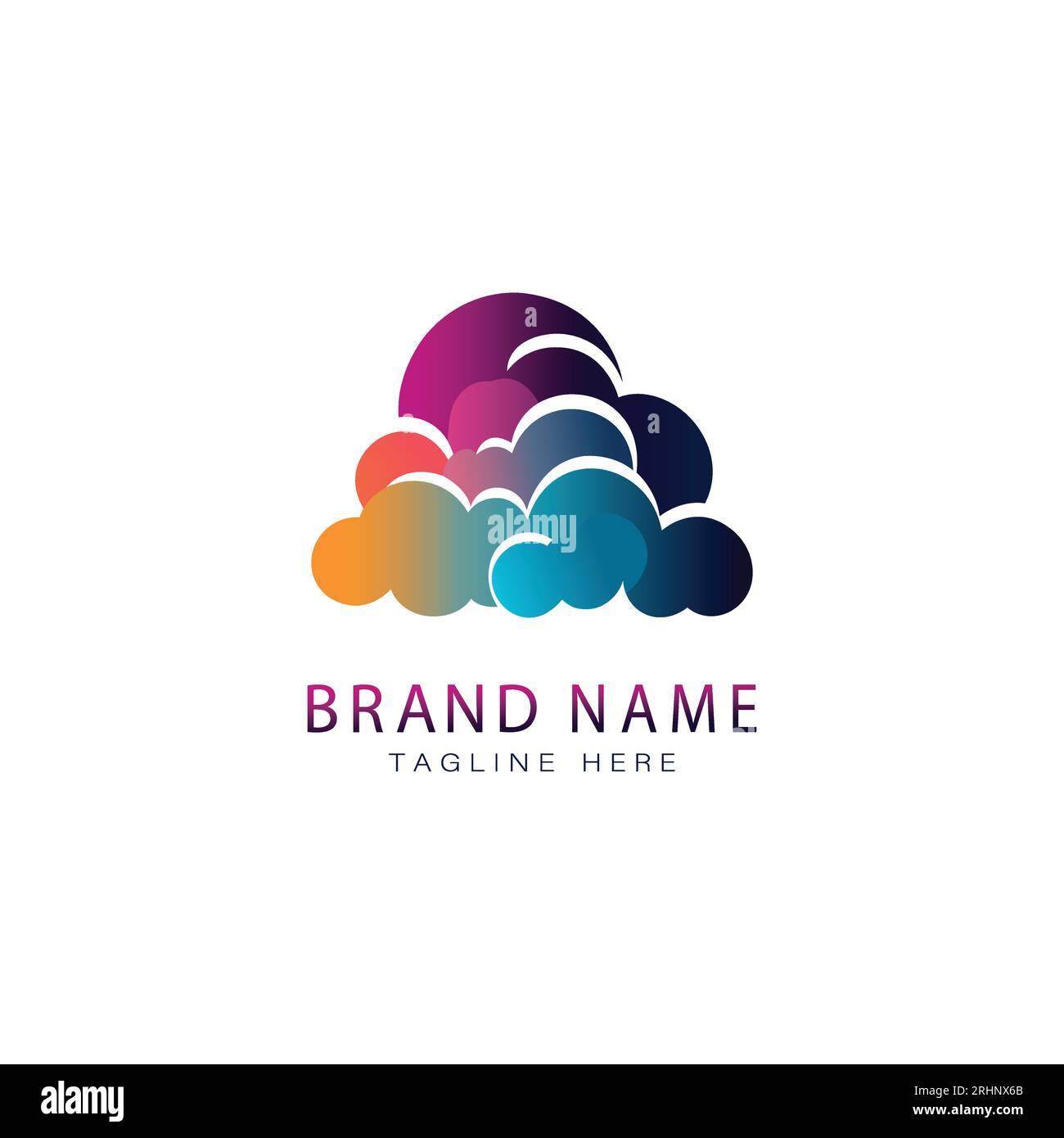 Colourful logo Stock Vector Images - Alamy