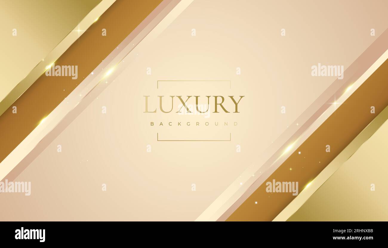Luxury Gold Background with Glitter and Light Effect. Premium Golden ...
