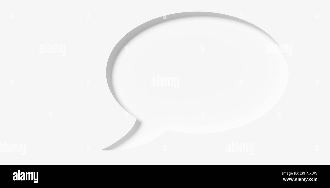 Single Colored Speech Bubble
