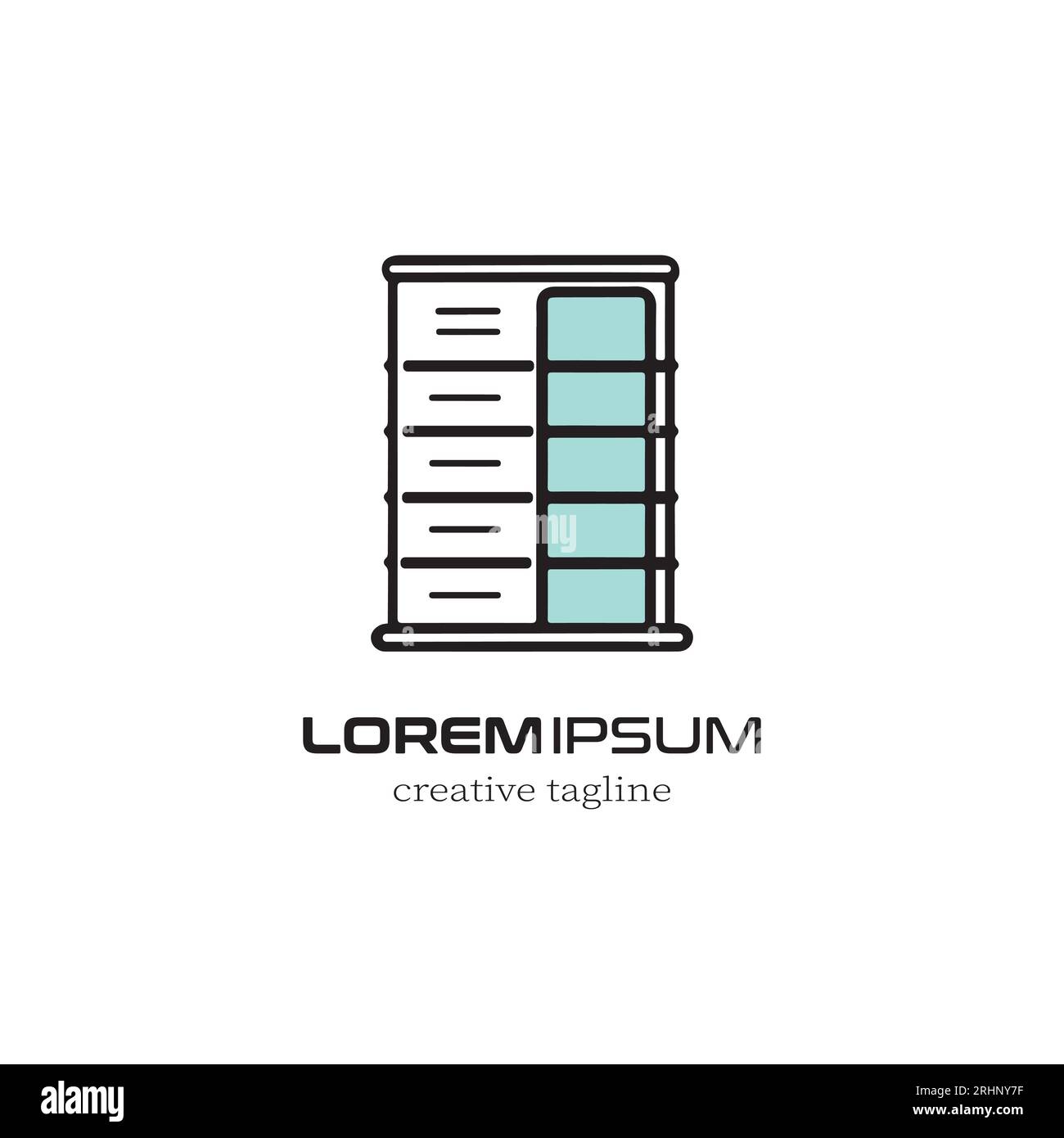 Modern logo vector Stock Vector Images - Alamy