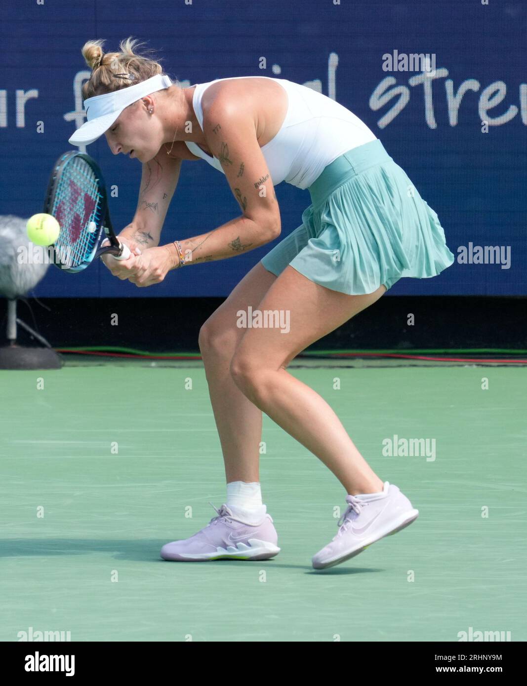 August 16, 2023: Marketa Vondrousova (CZE) defeated Sloane Stephens ...