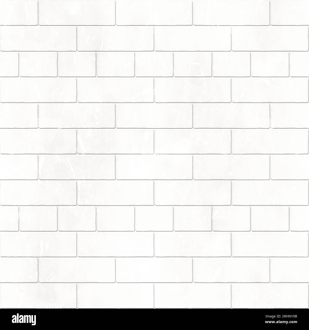 White metro tile seamless pattern. Subway brick wall background. Stone ...