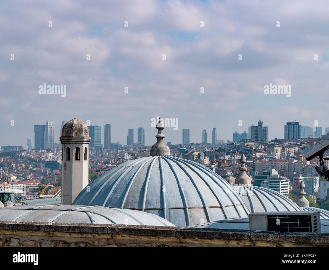 Suleymaniye Mosque - Views Istanbul from the courtyard 2 Stock Photo ...