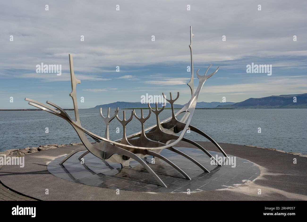 Sun Voyager sculpture, Reykjavík, Iceland Stock Photo - Alamy