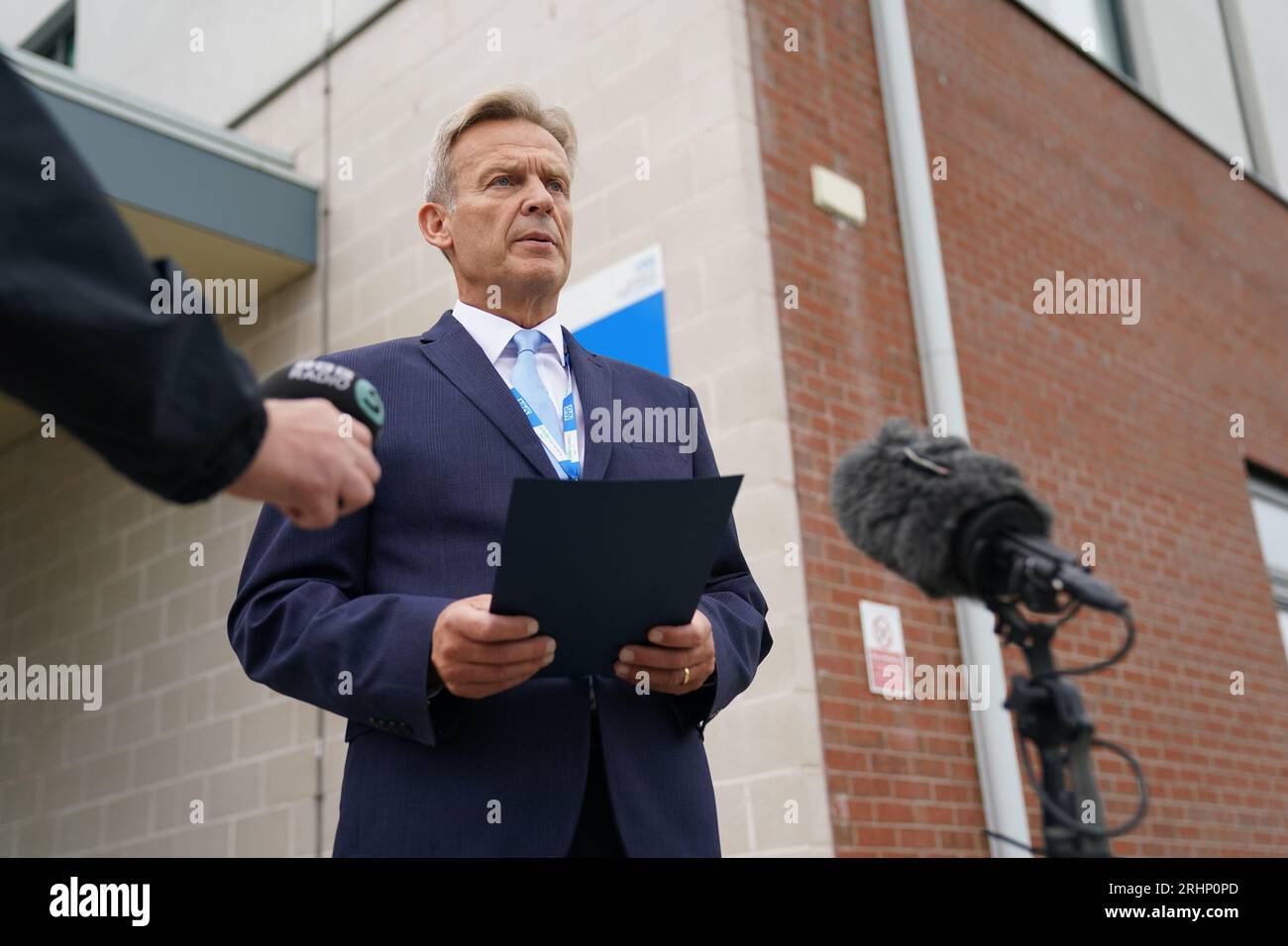 The medical director at Countess of Chester Hospital, Dr Nigel Scawn ...