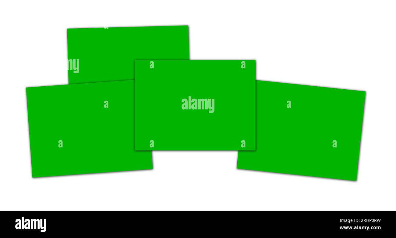Green Insert report or screenshoot blank template for presentation ...