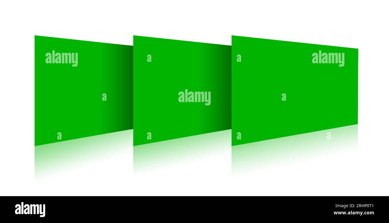 Green Insert report or screenshoot blank template for presentation ...