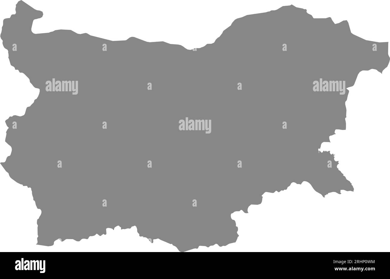 GRAY CMYK color map of BULGARIA Stock Vector Image & Art - Alamy