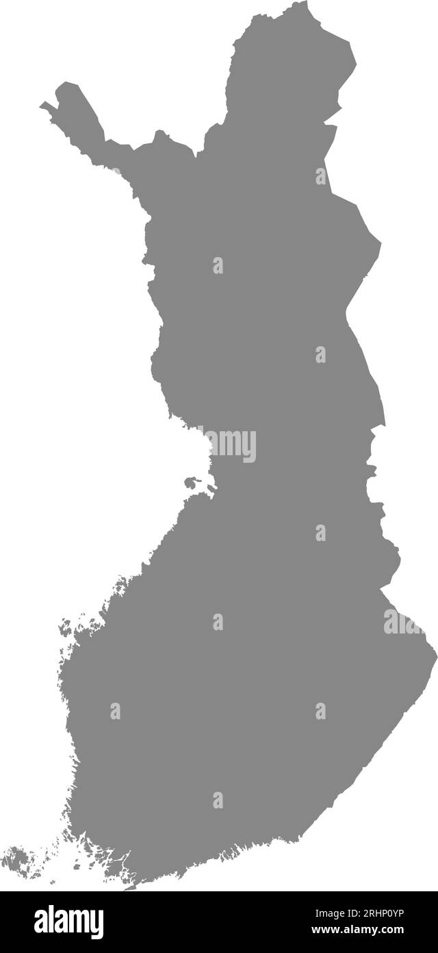 GRAY CMYK color map of FINLAND Stock Vector Image & Art - Alamy