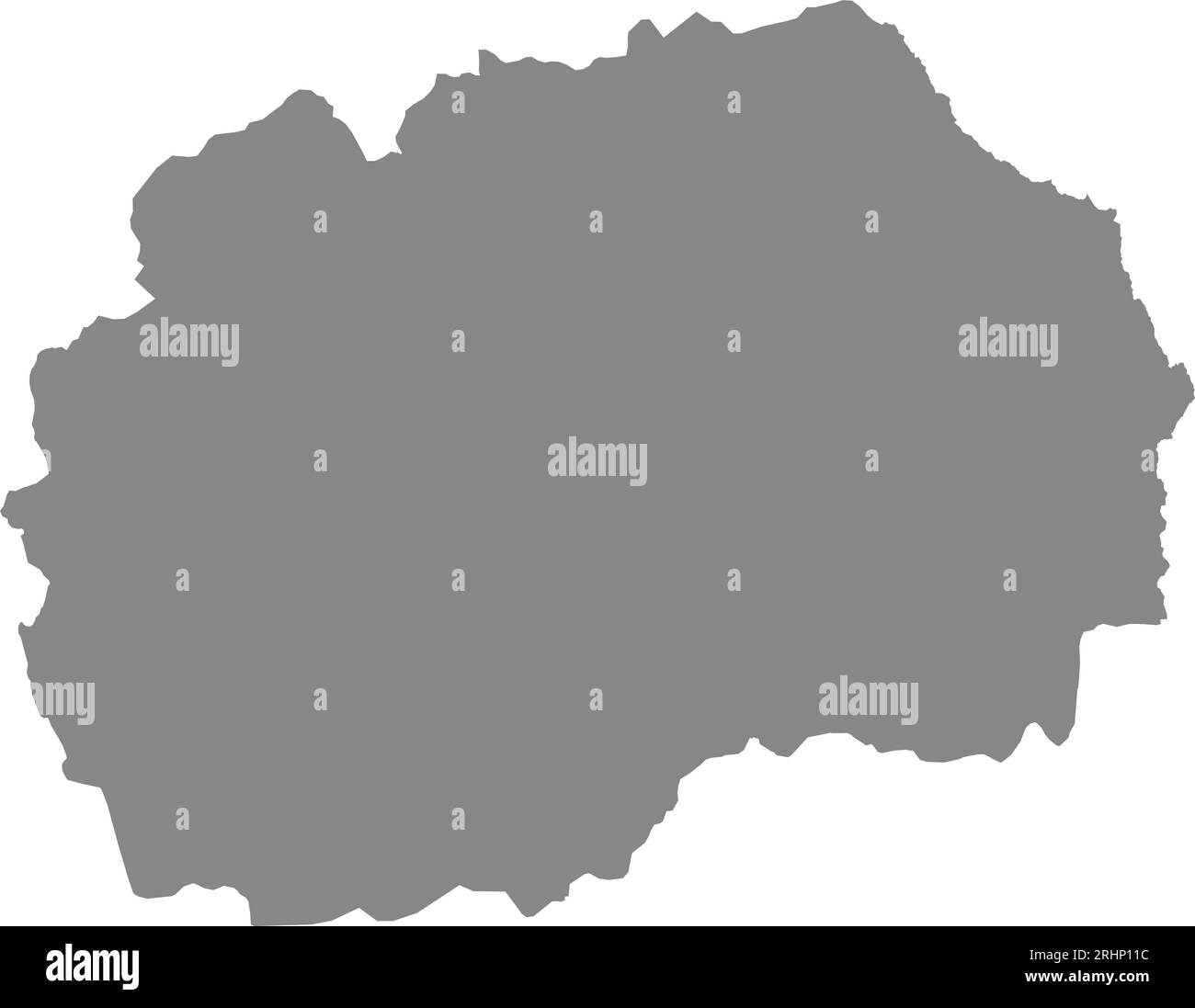 Black macedonia map Cut Out Stock Images & Pictures - Alamy