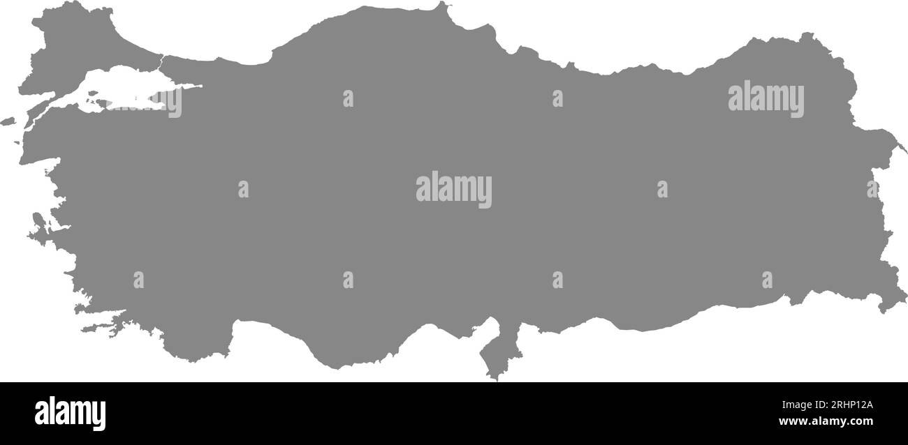 Map of turkey Black and White Stock Photos & Images - Alamy