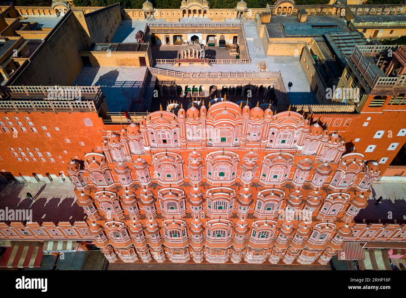 India, Rajasthan, Jaipur the Pink City, the Wind Palace (Hawa Mahal ...