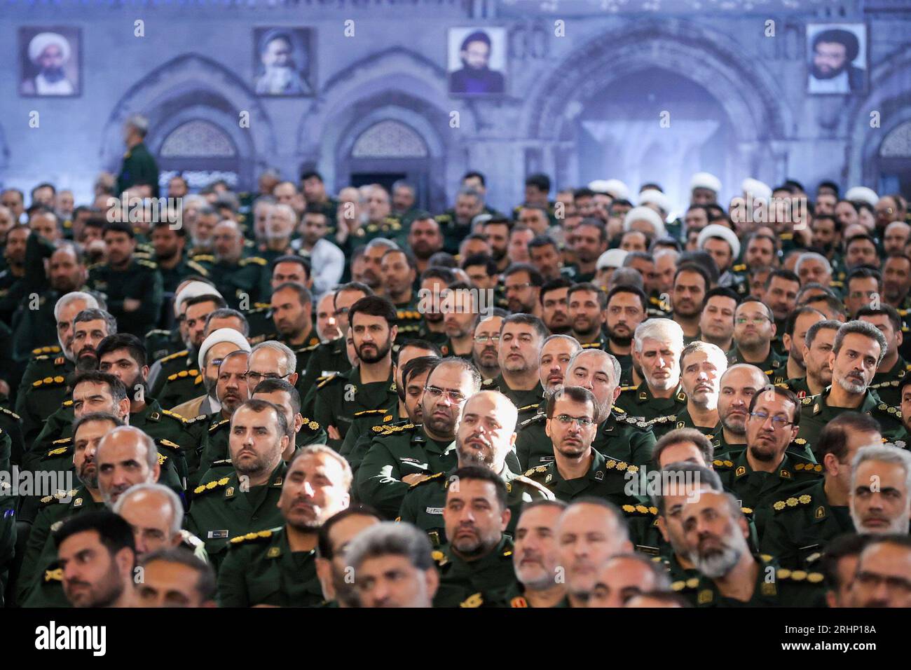 Tehran, Iran. 18th Aug, 2023. The high-ranking commanders and members ...