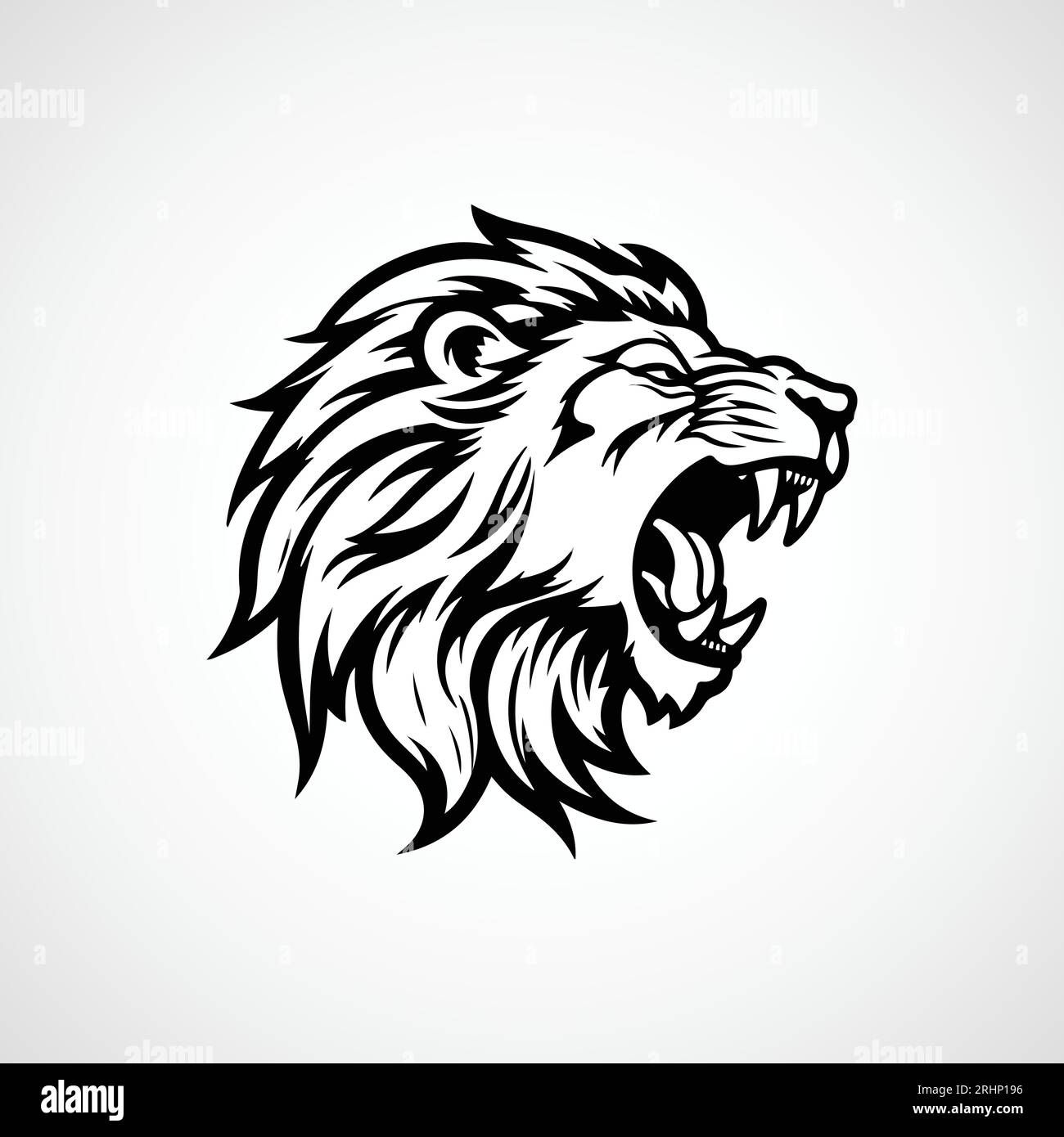 Angry lion Stock Vector Images - Alamy