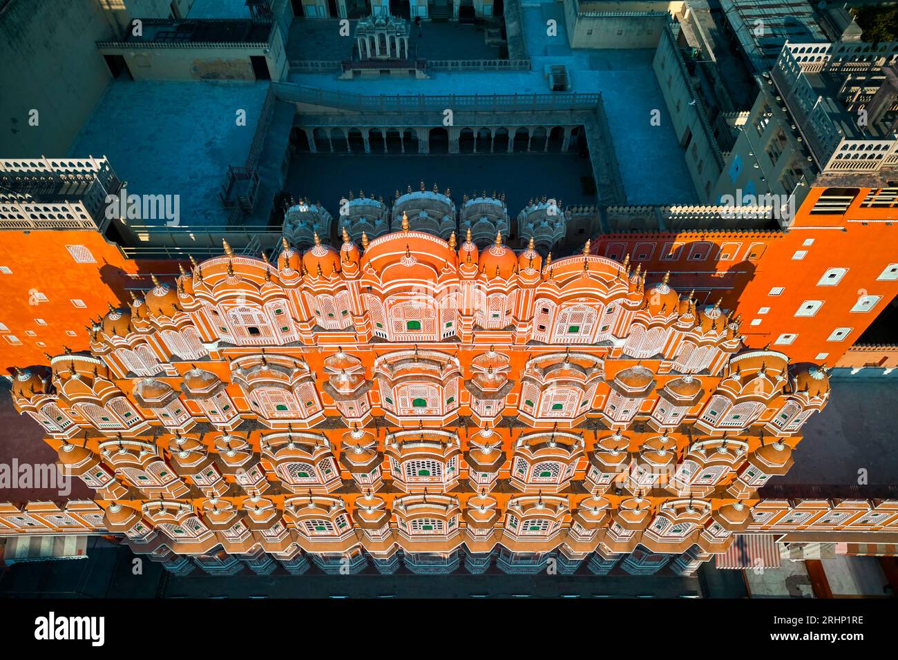 India, Rajasthan, Jaipur the Pink City, the Wind Palace (Hawa Mahal ...