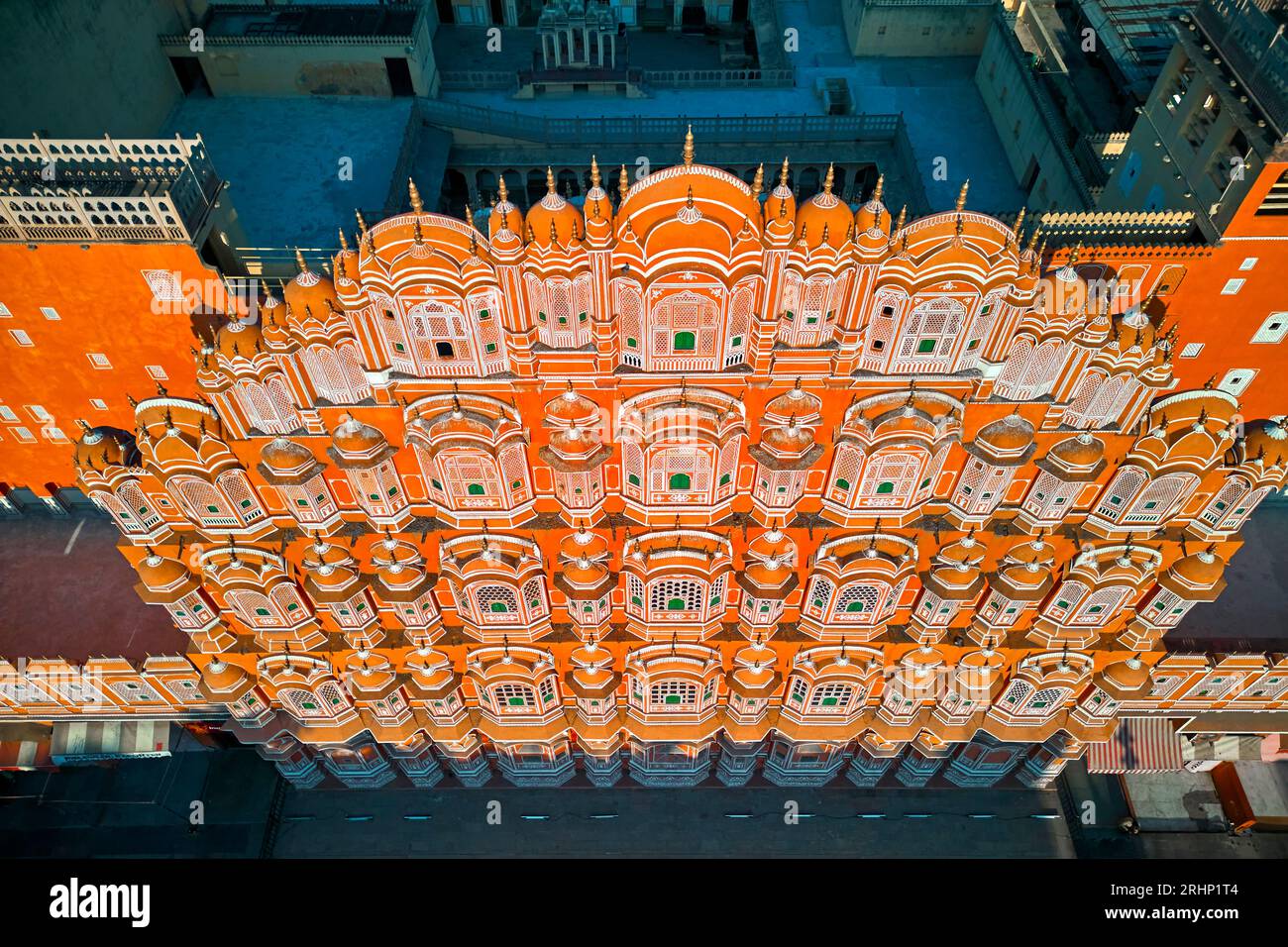 India, Rajasthan, Jaipur the Pink City, the Wind Palace (Hawa Mahal ...