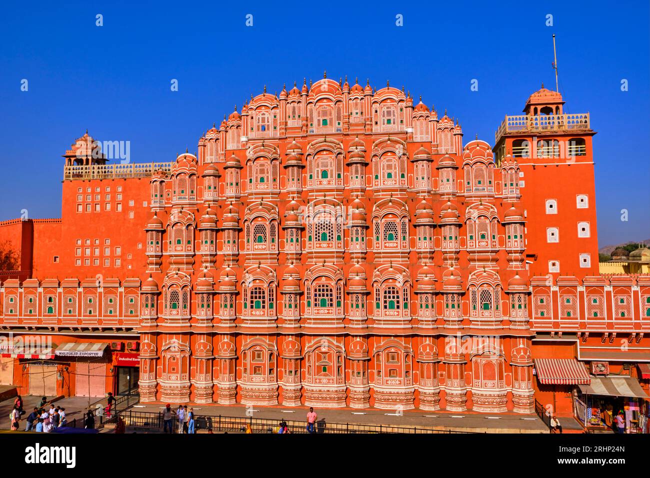India, Rajasthan, Jaipur the Pink City, the Wind Palace (Hawa Mahal ...