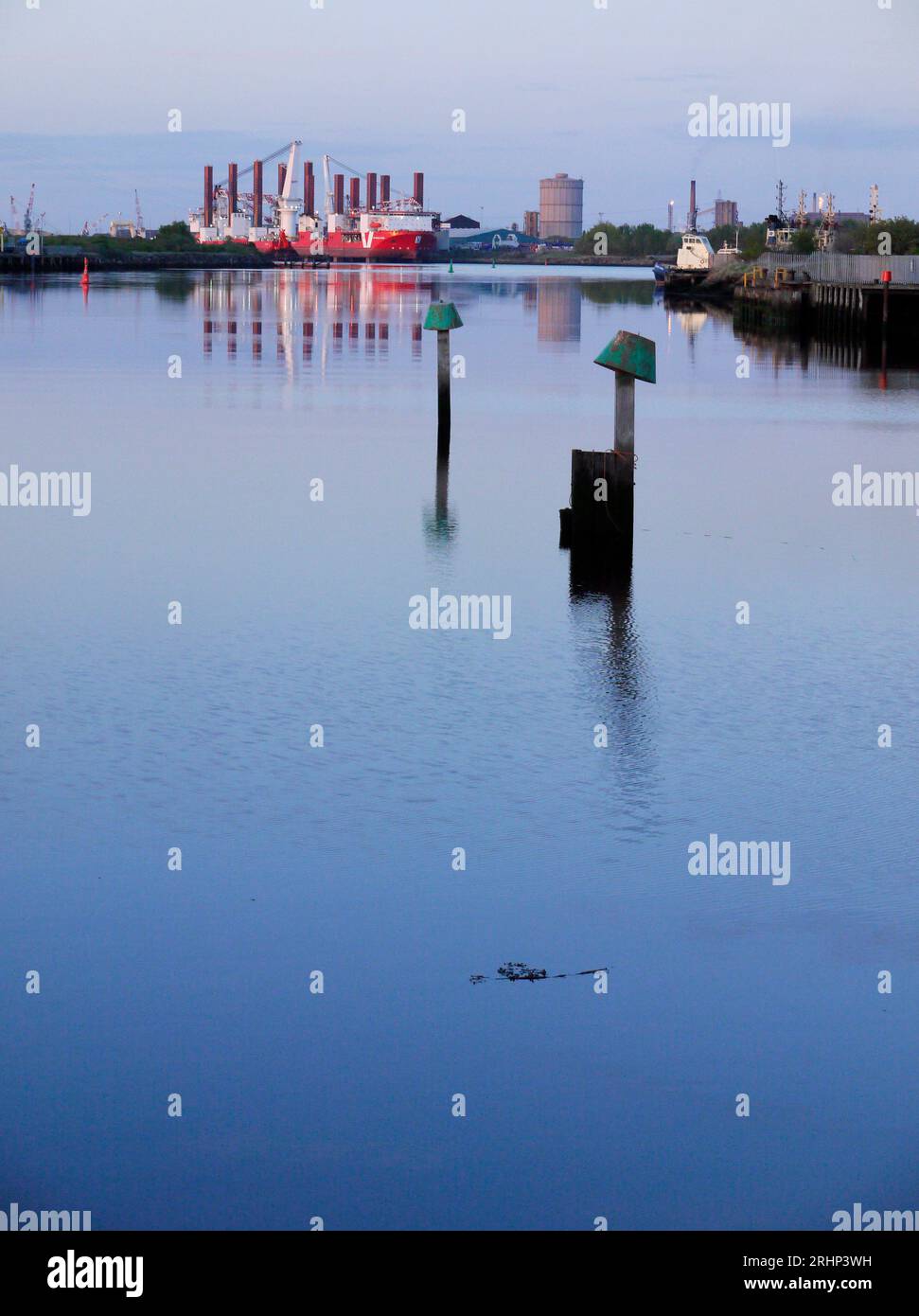 Middlesborough dock clock tower hi-res stock photography and images - Alamy