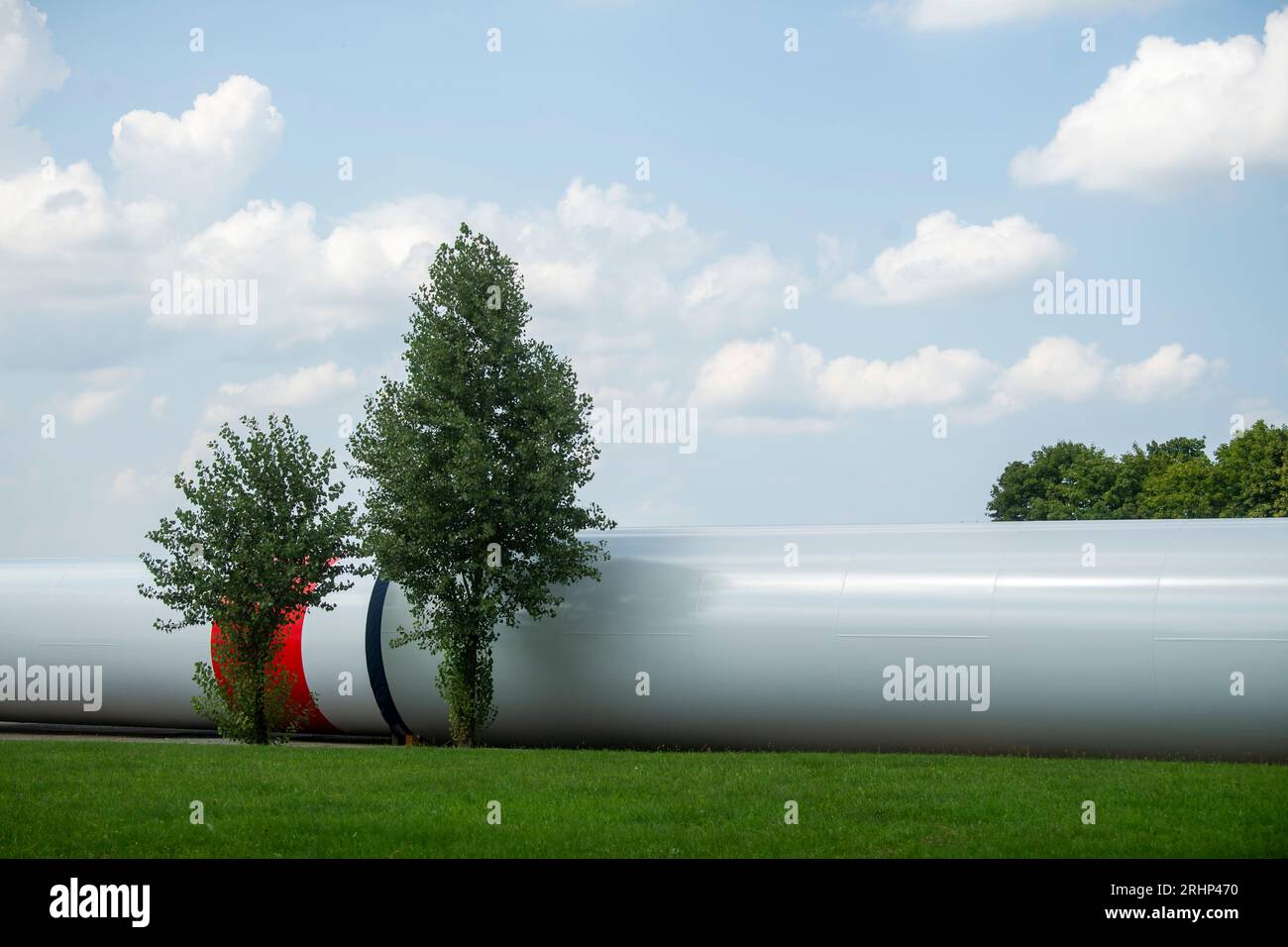 Siag plant, which manufactures tubes for wind power plants in Chrudim ...