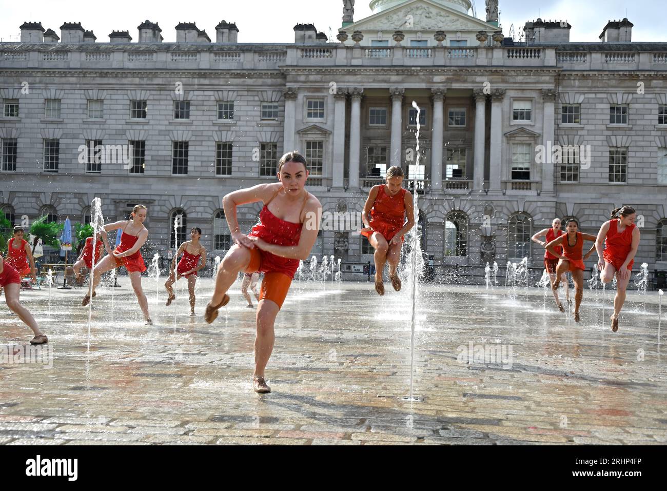 Dancers from Shobana Jeyasingh Dance rehearsing Counterpoint in the ...