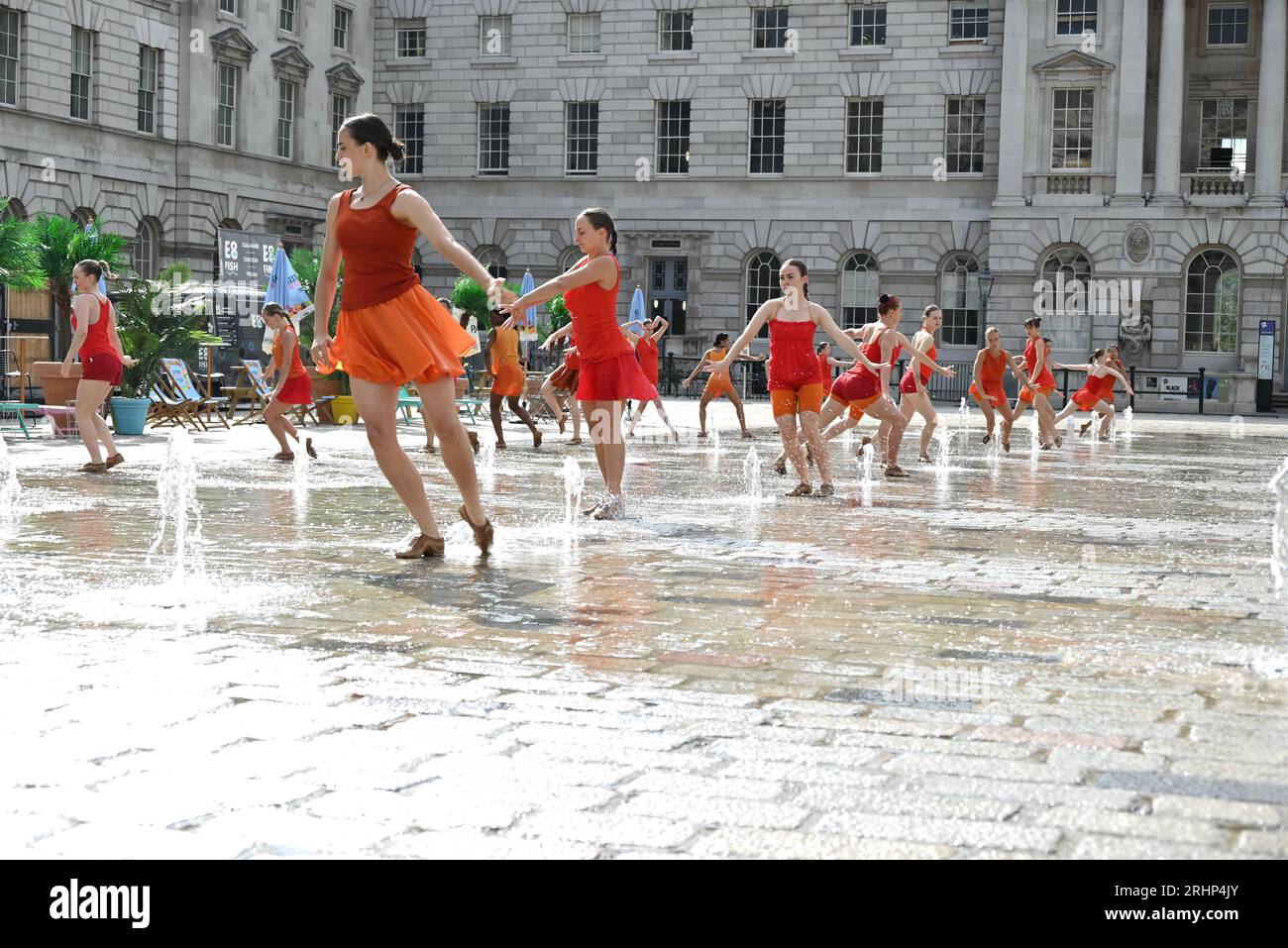 Dancers from Shobana Jeyasingh Dance rehearsing Counterpoint in the ...