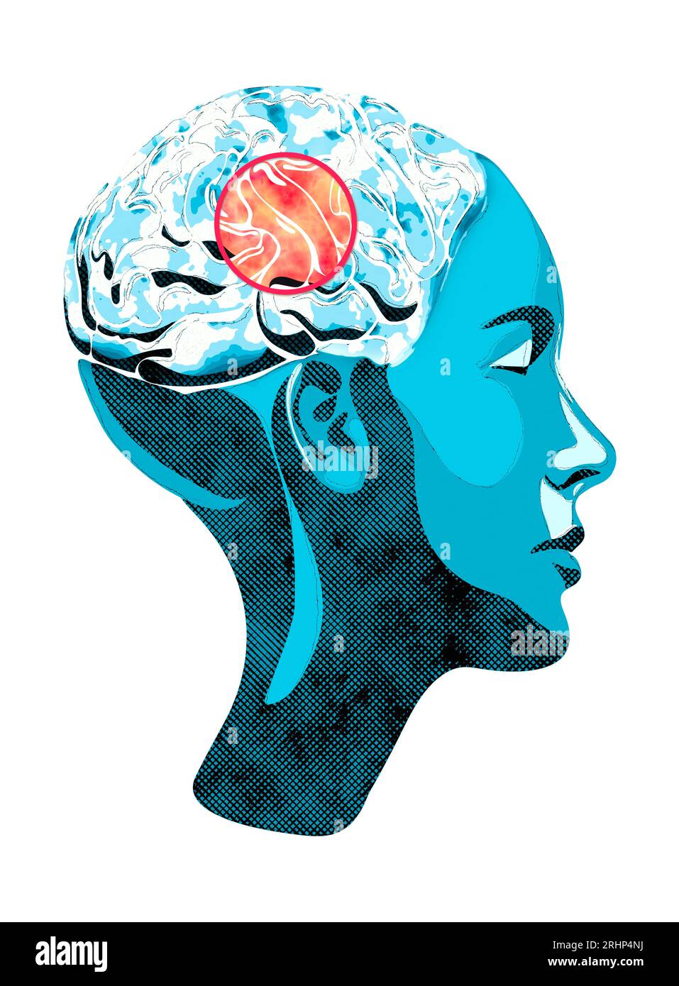 Brain connections. Neurons and synapses. Communication and cerebral ...