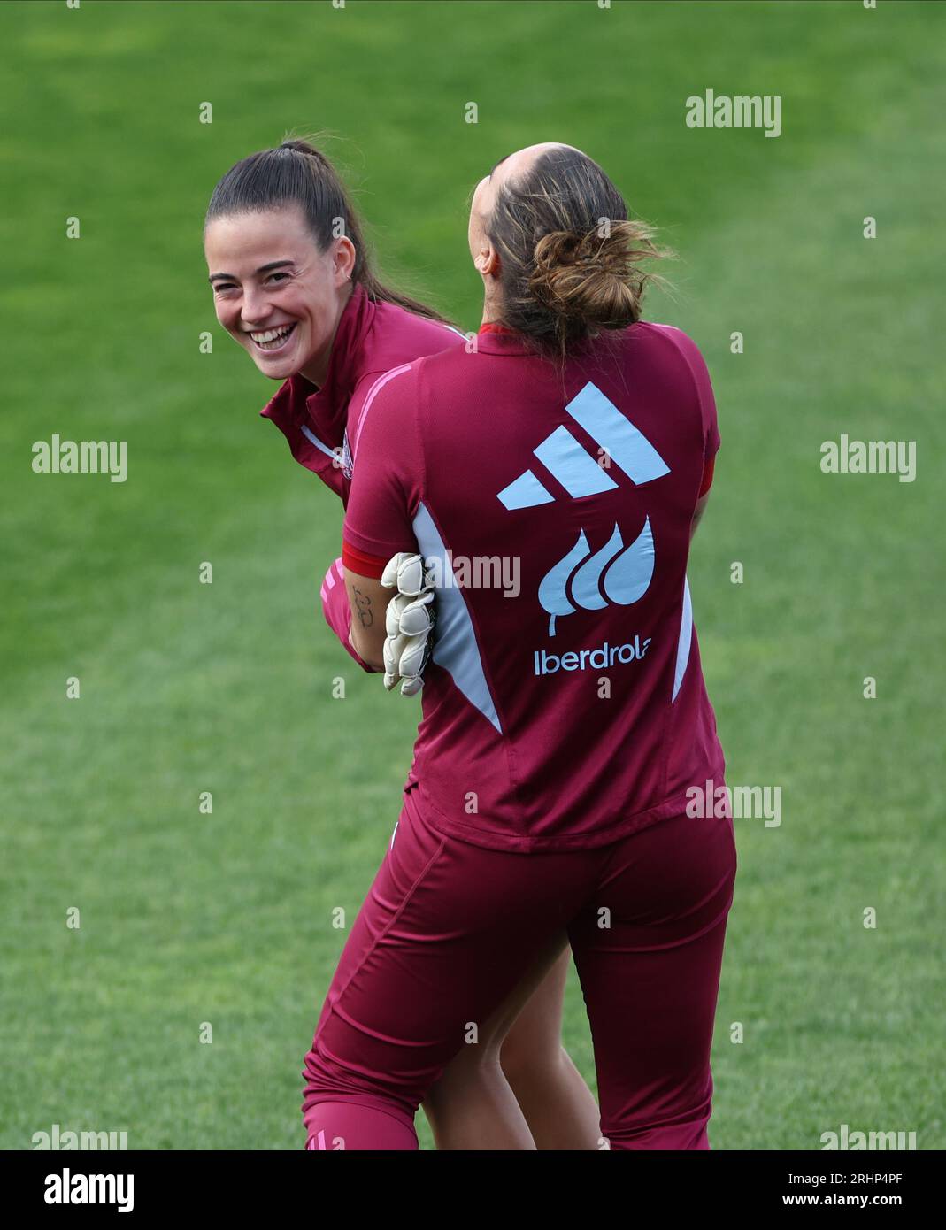 Sydney. 18 August, 2023. Spain's Maria Perez y Cata Coll during a ...