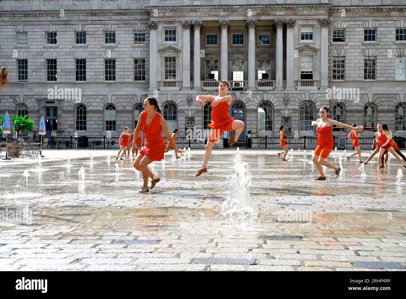 Dancers from Shobana Jeyasingh Dance rehearsing Counterpoint in the ...