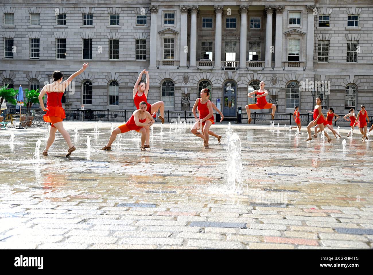 Dancers from Shobana Jeyasingh Dance rehearsing Counterpoint in the ...