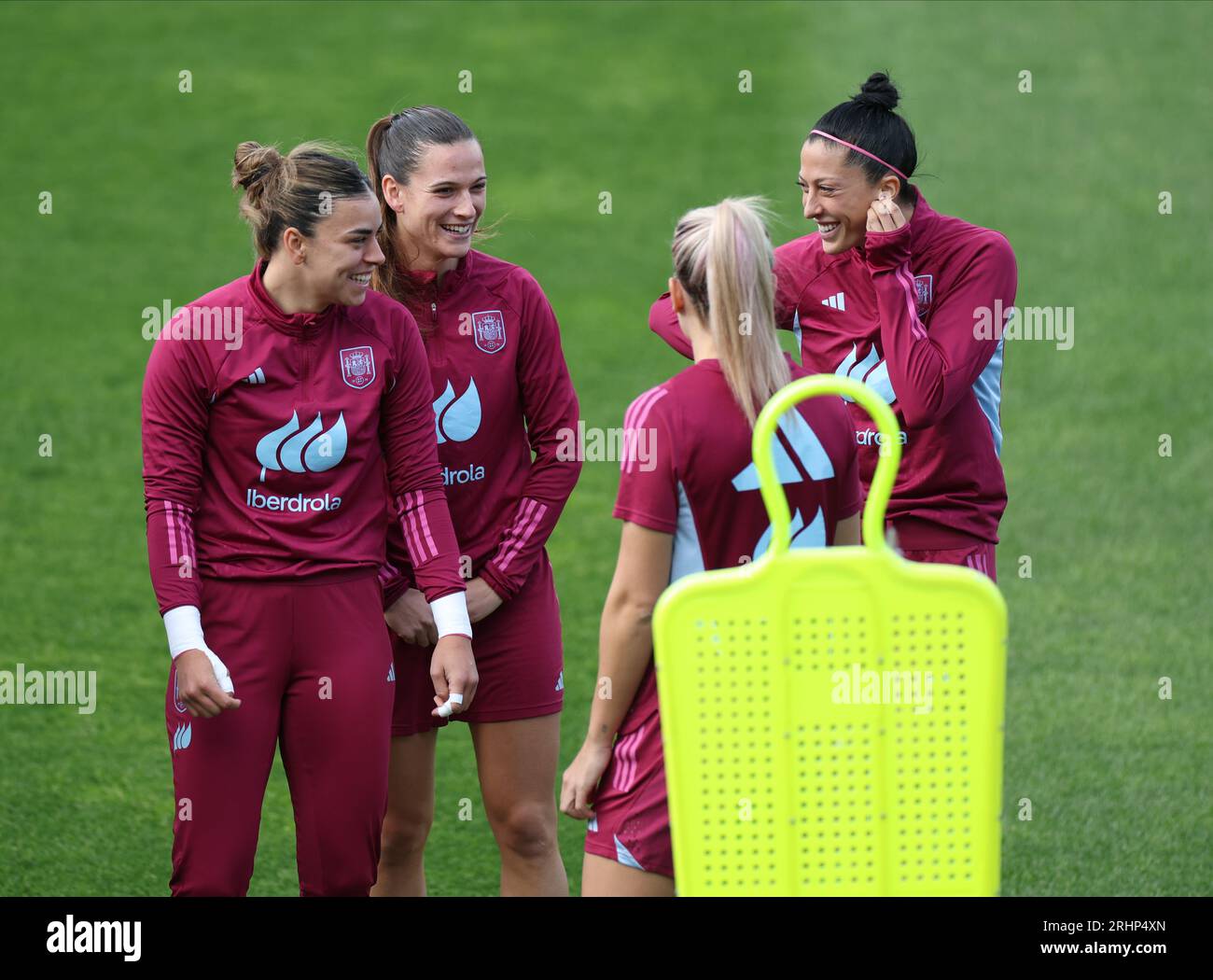 Sydney. 18 August, 2023. Spain's Misa Rodriguez, Jennifer Hermoso, Laia ...