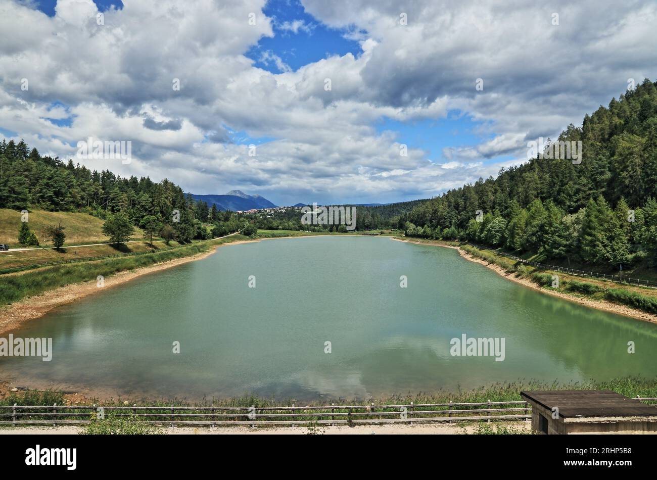 Tavon lake in Val di Non, Northern Italy Stock Photo - Alamy
