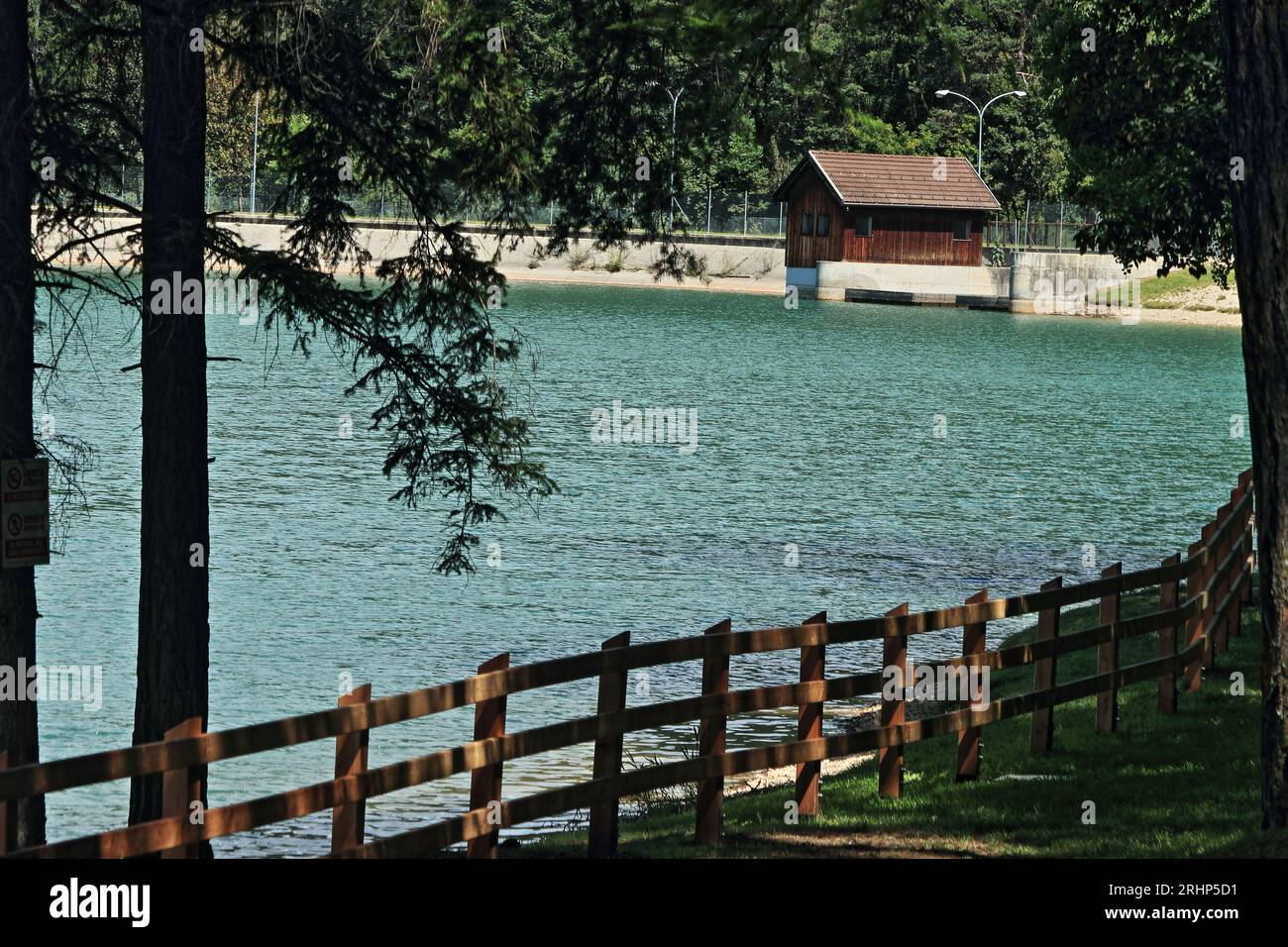 Coredo lake in Val di Non, Northern Italy Stock Photo - Alamy