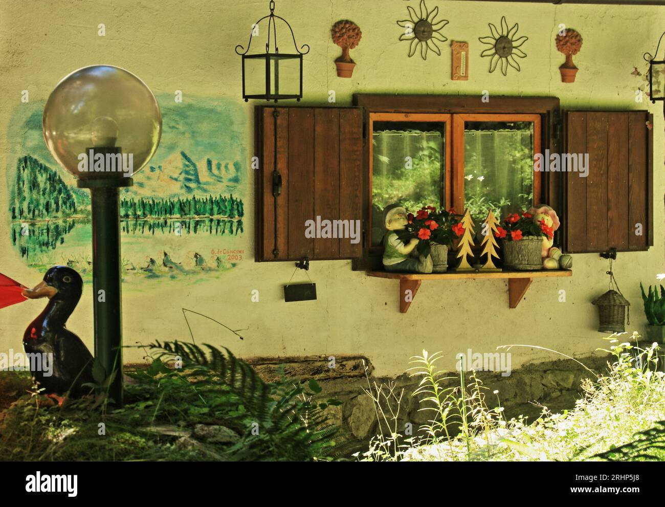 Rumo, a scattered village in Val di Non, Northern Italy Stock Photo - Alamy