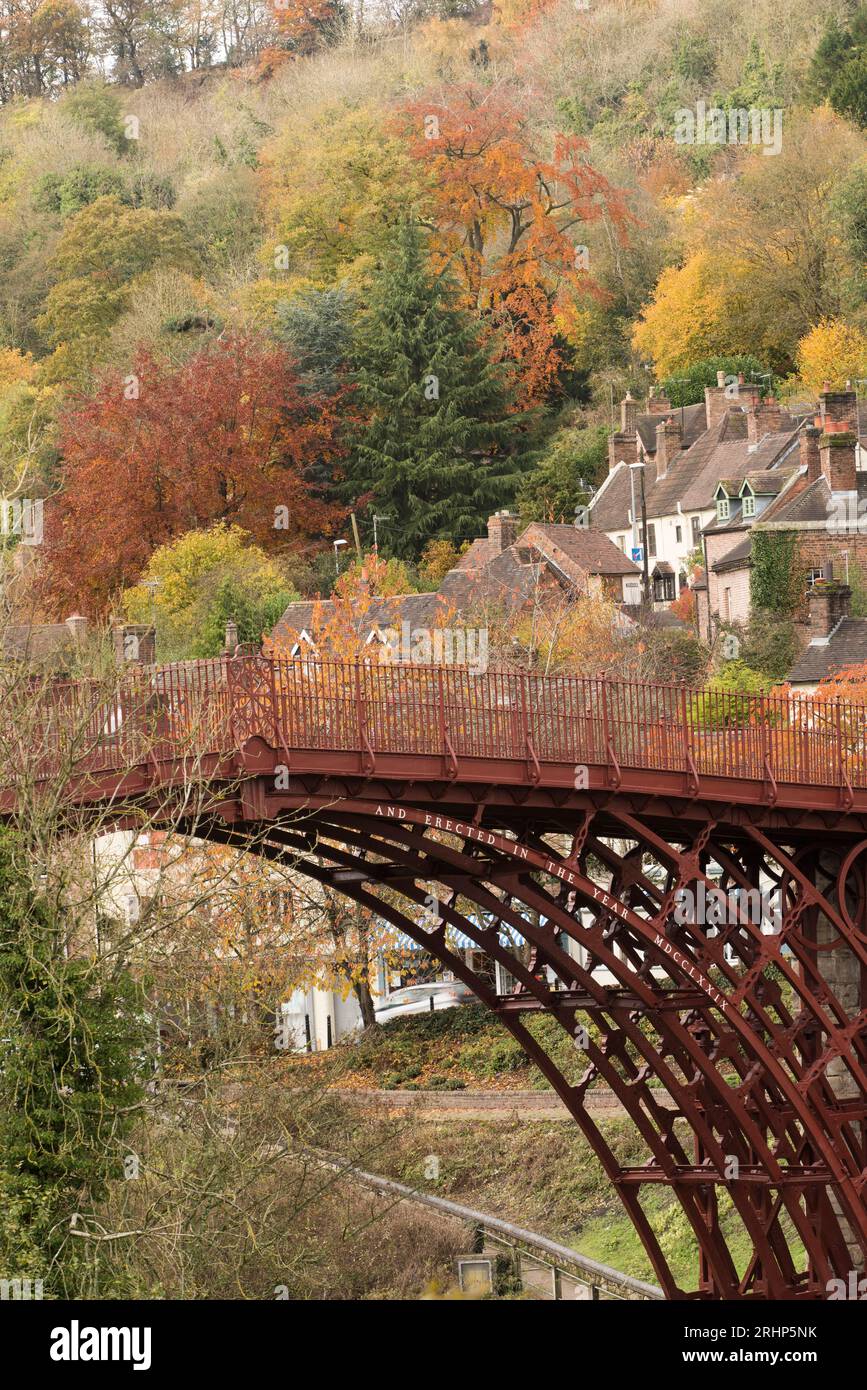The Ironbridge, Ironbridge Gorge, Shropshire, England Stock Photo - Alamy