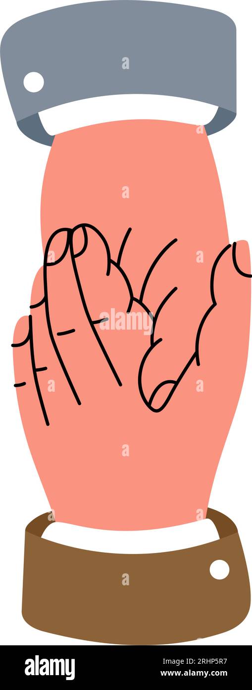 Handshake, agreement, introduction. Vector illustration Stock Vector ...