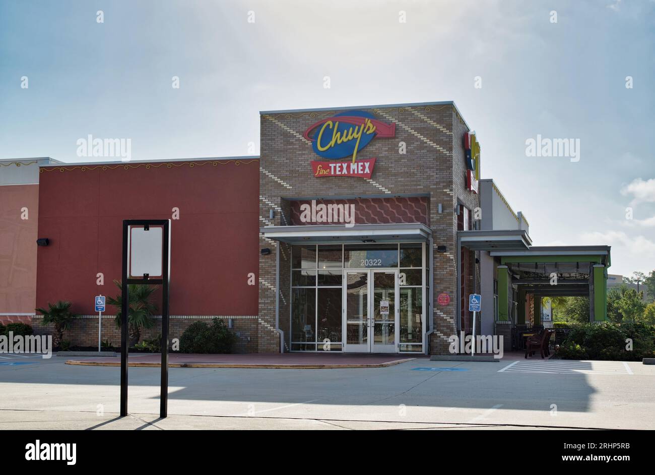 Houston, Texas USA 07-30-2023: Chuy's fine Tex Mex storefront exterior ...