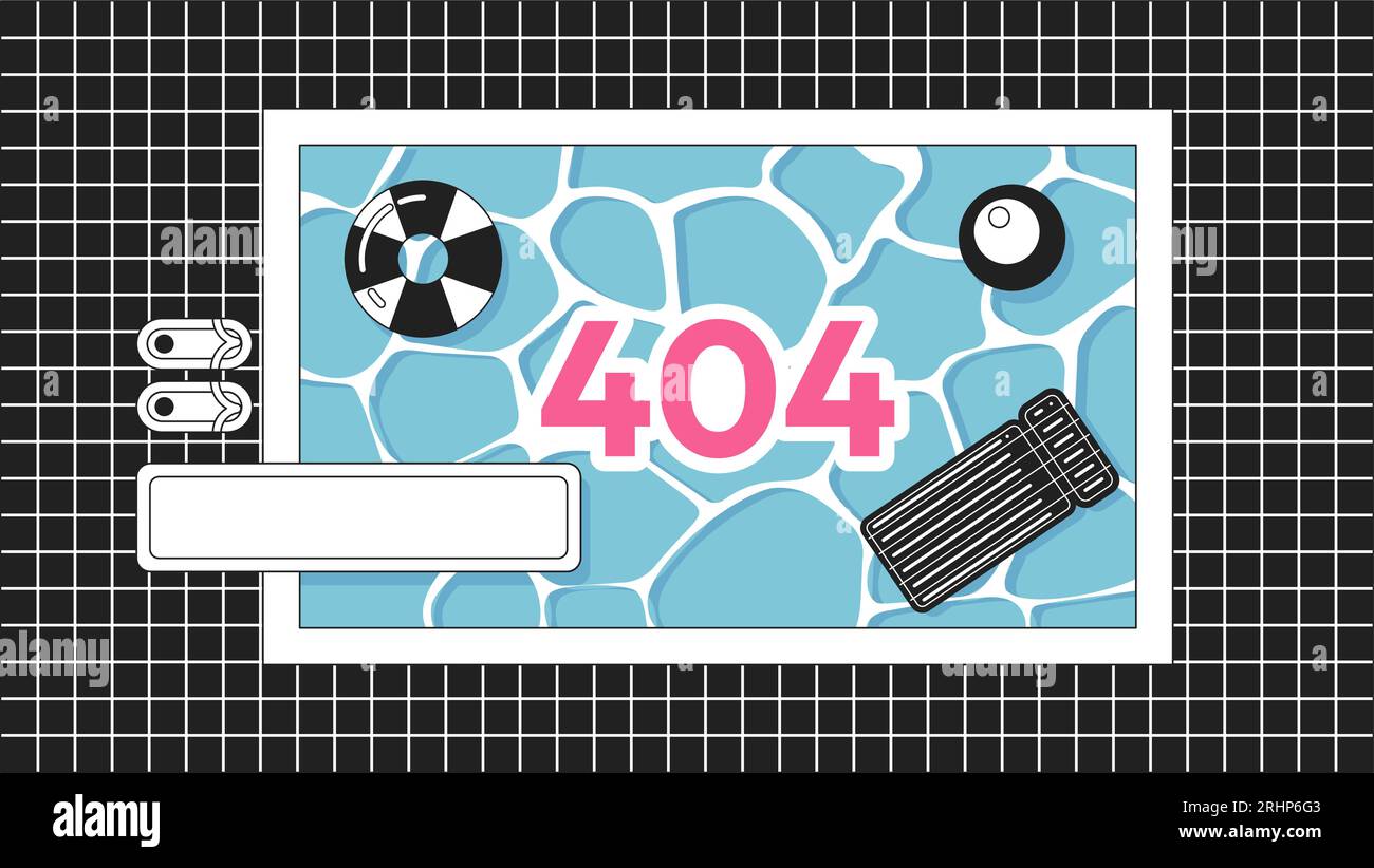 Japanese swimming pool Stock Vector Images - Alamy