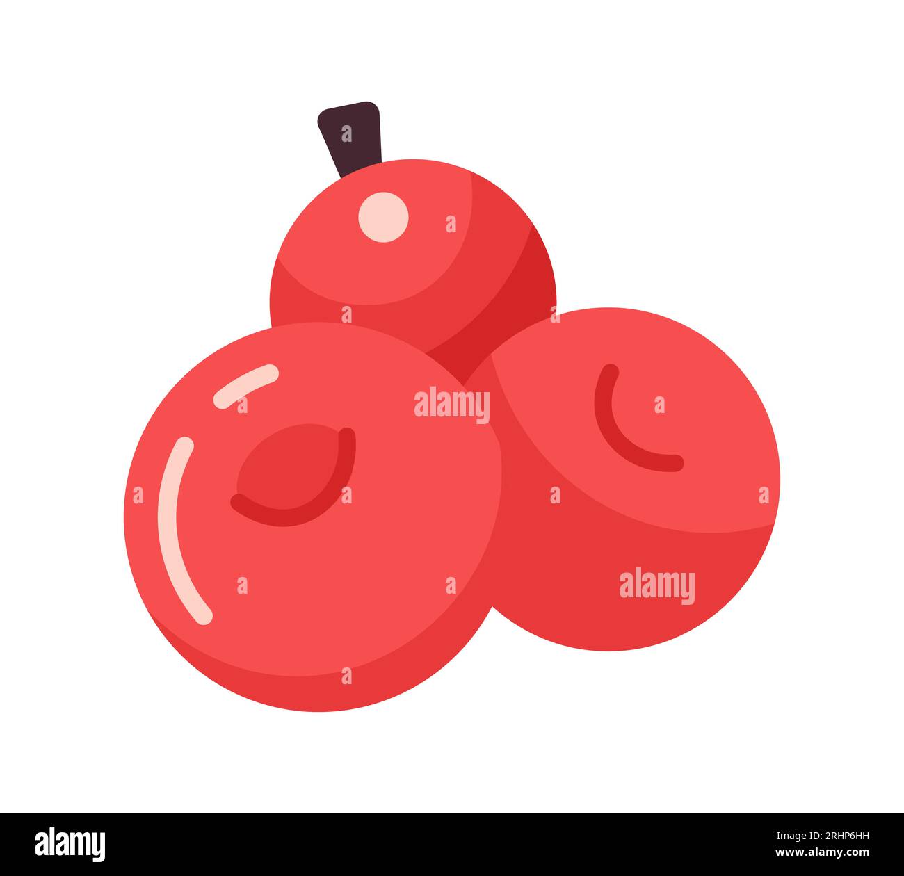 Cranberries semi flat colour vector object Stock Vector Image & Art - Alamy Cranberries semi flat colour vector object Stock Vector Image & Art - Alamy